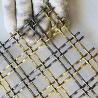 China Sophisticated Stainless Steel Metal Mesh Mesh Thickness 3.3mm for Cabinet Doors for sale