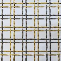China Sophisticated Stainless Steel Metal Mesh Mesh Thickness 3.3mm for Cabinet Doors for sale