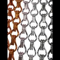 China High Performance Aluminum Chain Link Curtain Customizable 24mm Chain Distance for sale