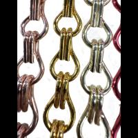 China Sample Free Aluminium Chain Fly Screen Good Ventilation High Durability for sale
