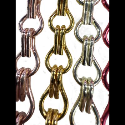 China Sample Free Aluminium Chain Fly Screen Good Ventilation High Durability for sale
