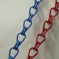 China High Durability Aluminium Chain Fly Screen With Good Ventilation for sale