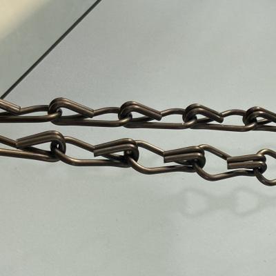 China Custom Aluminium Chain Link The Optimal Selection for Industrial Curtain Pattern for sale