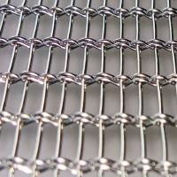 China Architectural Laminated Glass Embedded Stainless Steel Mesh ANSI Standard Unique Patterned Room Dividers for sale