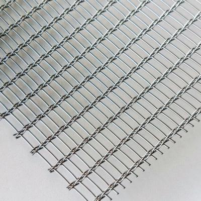 China Architectural Laminated Glass Embedded Stainless Steel Mesh ANSI Standard Unique Patterned Room Dividers for sale