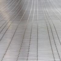 China Stainless Steel Mesh Laminated Glass Modern Spaces Decorative Partitions Walls Ceiling Accents ISO Custom Cutting for sale