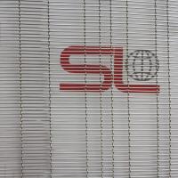 China Stainless Steel Mesh Laminated Glass Modern Spaces Decorative Partitions Walls Ceiling Accents ISO Custom Cutting for sale