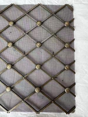 China 0.6m-2.4m Width Decorative Wire Mesh Grilles For Cabinet Door for sale