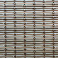 China Superior Economic Environmental Weft Pitch 17.5mm Decorative Woven Wire Mesh for sale