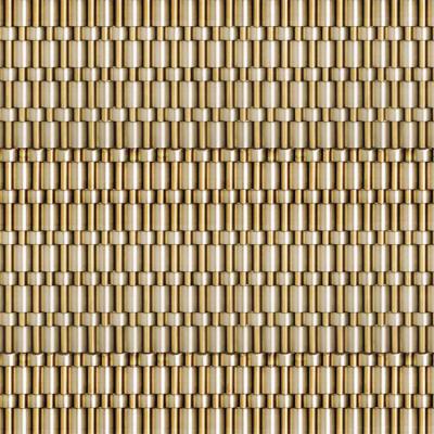 China Customized Brass Metal Mesh for Building Cladding Elevator Mesh With 304 316 Stainless Steel for sale