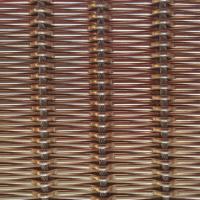 China Corrosion Resistant Round Decorative Woven Wire Mesh Beautiful Long Lasting Decoration for sale