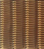China Corrosion Resistant Round Decorative Woven Wire Mesh Beautiful Long Lasting Decoration for sale
