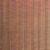 China Corrosion Resistant Round Decorative Woven Wire Mesh Beautiful Long Lasting Decoration for sale