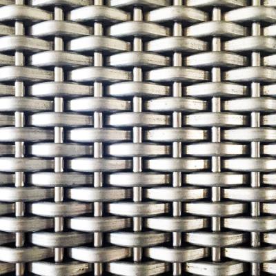 China Fine Door Decoration Decorative Woven Wire Mesh In Antique Brass Metal 30m-100m Length for sale