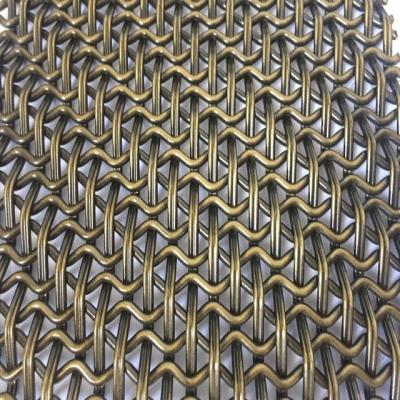 China 4.5mm Mesh Thickness Stainless Steel Decorative Wire Grilles For Metal Cabinet Doors for sale