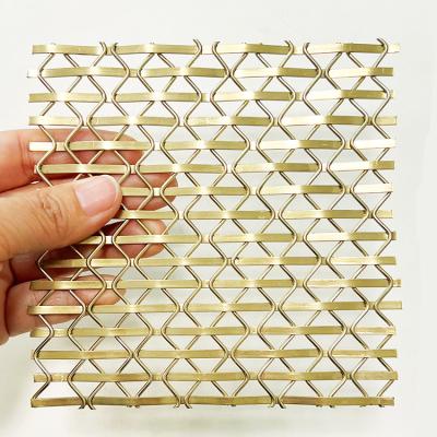 China Custom Diamond Grille Woven Wire Mesh With Weft Diameter Of 1.2mm×2mm for sale