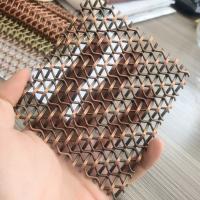 China 5mm Warp Pitch Decorative Wire Mesh Grilles Perfect Style And Function Cabinet Doors for sale