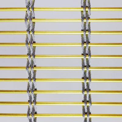 China Certified Fireproof 8mm Stainless Steel Metal Mesh For High Rise Building Facade Ventilation Cladding for sale
