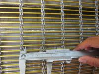 China Certified Fireproof 8mm Stainless Steel Metal Mesh For High Rise Building Facade Ventilation Cladding for sale