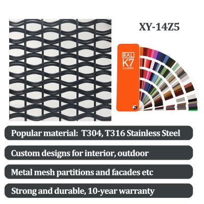 China Stainless Steel Decorative Woven Wire Mesh Width 0.6m-2.4m for sale
