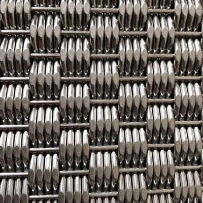 China Custom Designed Stainless Steel Metal Fabric Mesh For Large Scale Facade Cladding In Urban Commercial Buildings for sale