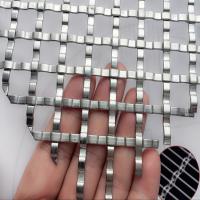 China Indoor Outdoor Stainless Steel Metal Mesh Panels Customized Finish For Premium Design Projects for sale