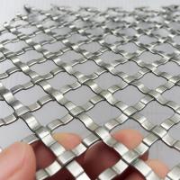 China Indoor Outdoor Stainless Steel Metal Mesh Panels Customized Finish For Premium Design Projects for sale