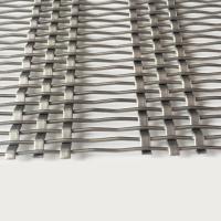 China Non Flammable Architectural Stainless Steel Metal Mesh Wire Grid Panels for Open Air Parking Facades and Ventilated Walls for sale