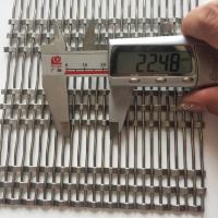 China Non Flammable Architectural Stainless Steel Metal Mesh Wire Grid Panels for Open Air Parking Facades and Ventilated Walls for sale