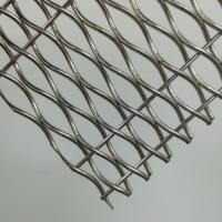 China Customization Residential Decorative Woven Wire Mesh 18mm Weft Pitch for sale