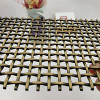 China 42.2% Opening Area Ornamental Wire Grilles Clean Oil-Free Customizable for Industrial for sale
