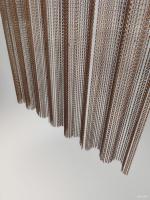 China Aluminum Chain Link Curtain with Custom Size and Durable Rails And Other Fittings for sale