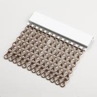 China Aluminum Chain Link Metal Curtain Panels for Building Facade and Modern Ceiling Applications for sale