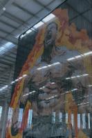 China Measures 90x210cm Chain Link Wire Mesh Curtain Size  for Commercial Security Barriers for sale