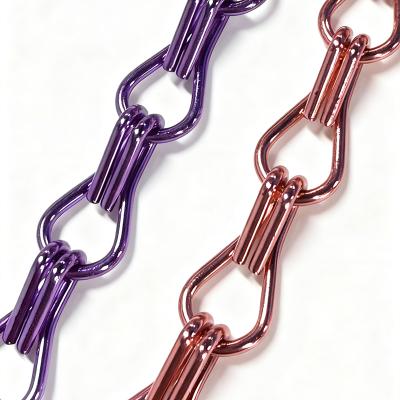 China Aluminum Chain Link Metal Curtain Panels for Building Facade and Modern Ceiling Applications for sale
