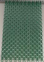 China Measures 90x210cm Chain Link Wire Mesh Curtain Size  for Commercial Security Barriers for sale