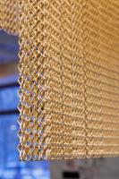 China Measures 90x210cm Chain Link Wire Mesh Curtain Size  for Commercial Security Barriers for sale