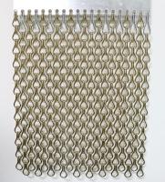 China 12x24mm Chain Size Aluminium Chain Curtain With 60% Open Area And 1.2mm Wire Diameter For Insect Protection for sale