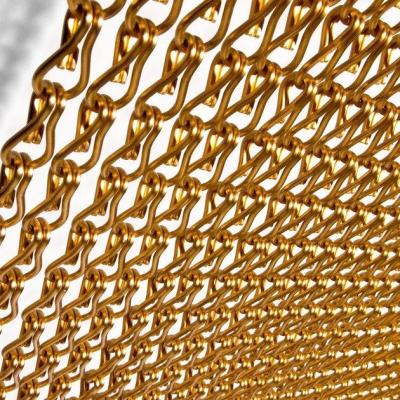 China 24mm Chain Distance Aluminium Chain Fly Screen with Easy Installation and Good Ventilation for Insect Protection for sale