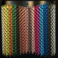 China Fireproof Customizable Aluminum Chain Link Curtain with Good Ventilation for Furniture and Art Installation for sale