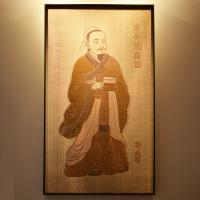 China Custom Light & Shadow Metal Mesh Wall Art Portrait Decorative Panel for sale