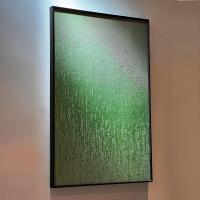 China Artistic Woven Metal Artwork Nature Inspired Light & Shadow Wall Decor for sale