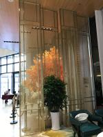 China Customized Architectural Metal Mesh Round Width Customized for Modern Building Facades Interior Design and Exterior Applications for sale