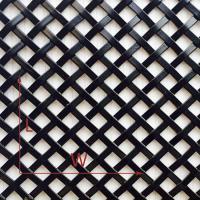 China Customized Width Architectural Metal Mesh Expanded Mesh Type Aluminum Panels for Commercial and Industrial Applications for sale