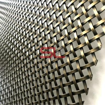China Customized Thickness Architectural Metal Mesh  for Facade Cladding and Decorative Wall Panels for sale