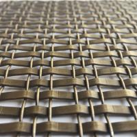 China Customized Width Customized Architectural Metal Fabric Ideal Solution for Interior Exterior Wall Coverings and Sunshades for sale