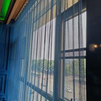 China Customized Width Architectural Wire Mesh Featuring for Facades Partitions and Interior Design for sale