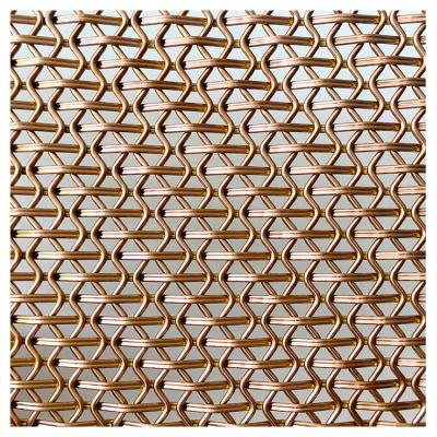 China Welded Architectural Metal Mesh Customized Length Plain Weave Style Ideal for Facades Partitions and Decorative Metalwork Projects for sale