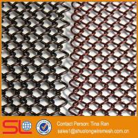 China 316 Grade Stainless Steel Architectural Mesh Ferrule Type Featuring Good Flexibility Designed for Building Facades and Interior Wall Coverings for sale