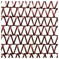 China Silver Architectural Mesh Panel Aviary Netting Durable Metal Mesh for Exterior Facades and Interior Design Applications for sale